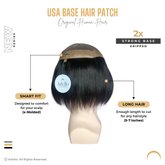 Artello Hair Patches for Men with 100% Real Human Hair | Toupee & Wigs