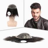 Artello FRENCH LACE Q6 Hair Patch for Men, 4D French Lace, 100% Remy ...
